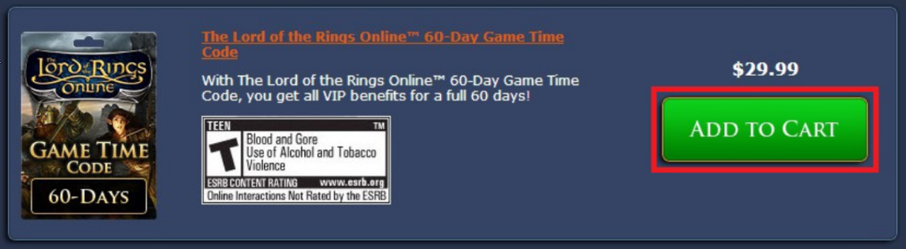 Turbine / LOTRO Code - Key Activaiton Guide - G2A.COM