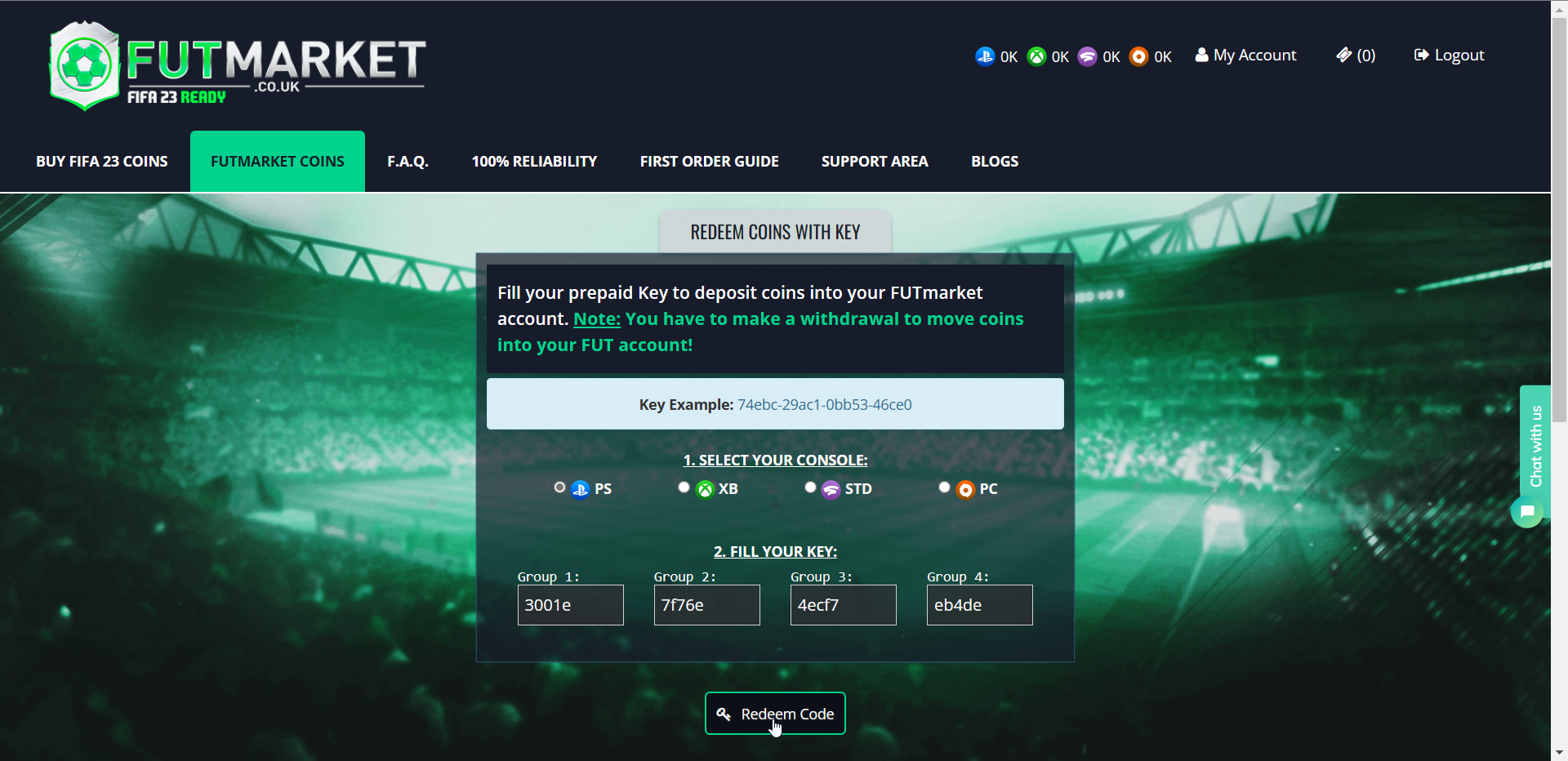 FIFACoins23 FUTMarket Key - Activaiton Guide - G2A.COM