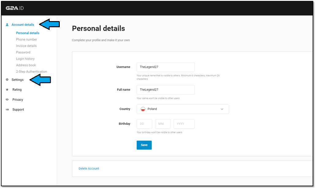 Support Hub - G2A.COM