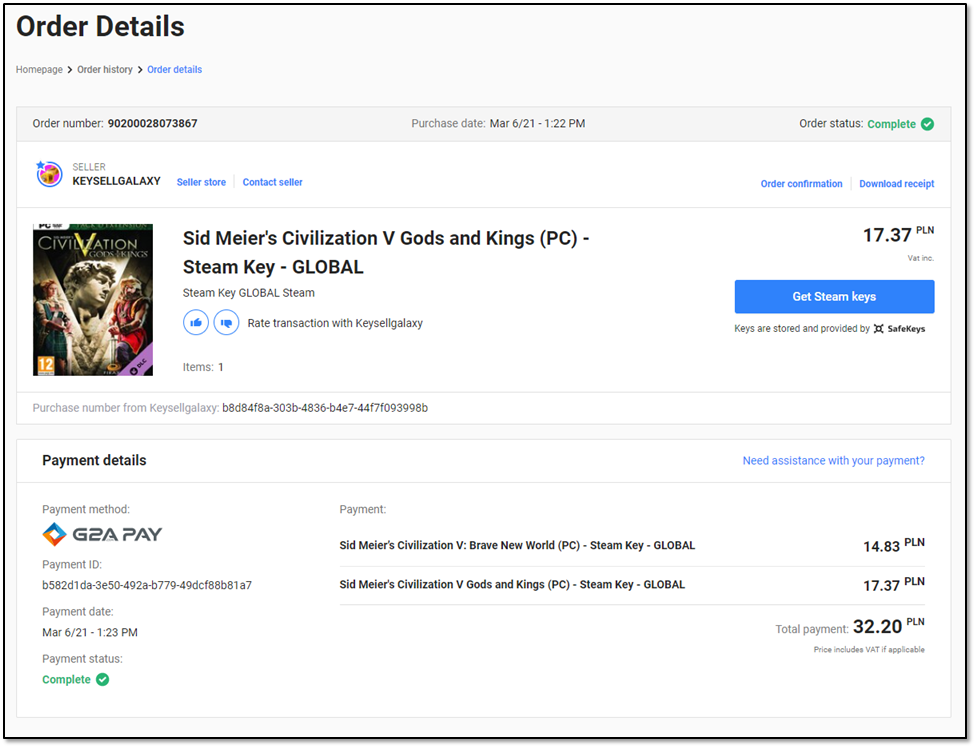 Support Hub - G2A.COM