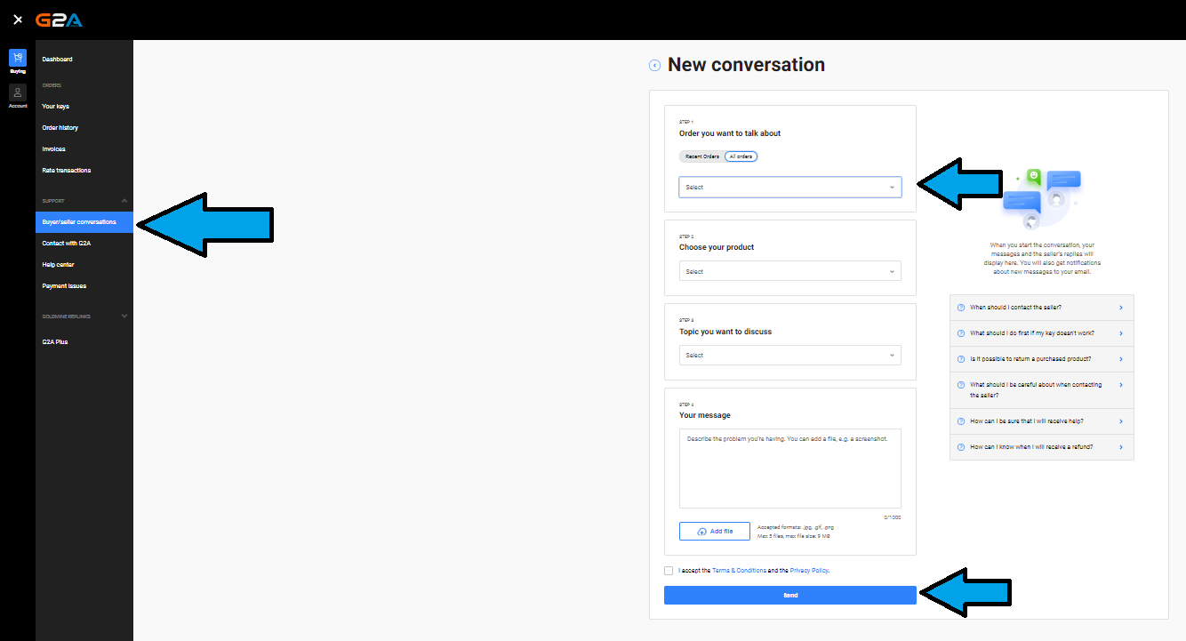 Support Hub - G2A.COM